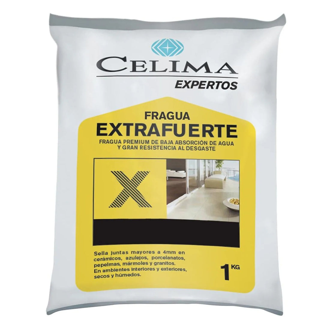 Fragua Extrafuerte Color Gris – Bolsa 1 kg - Celima – Herramientas ...